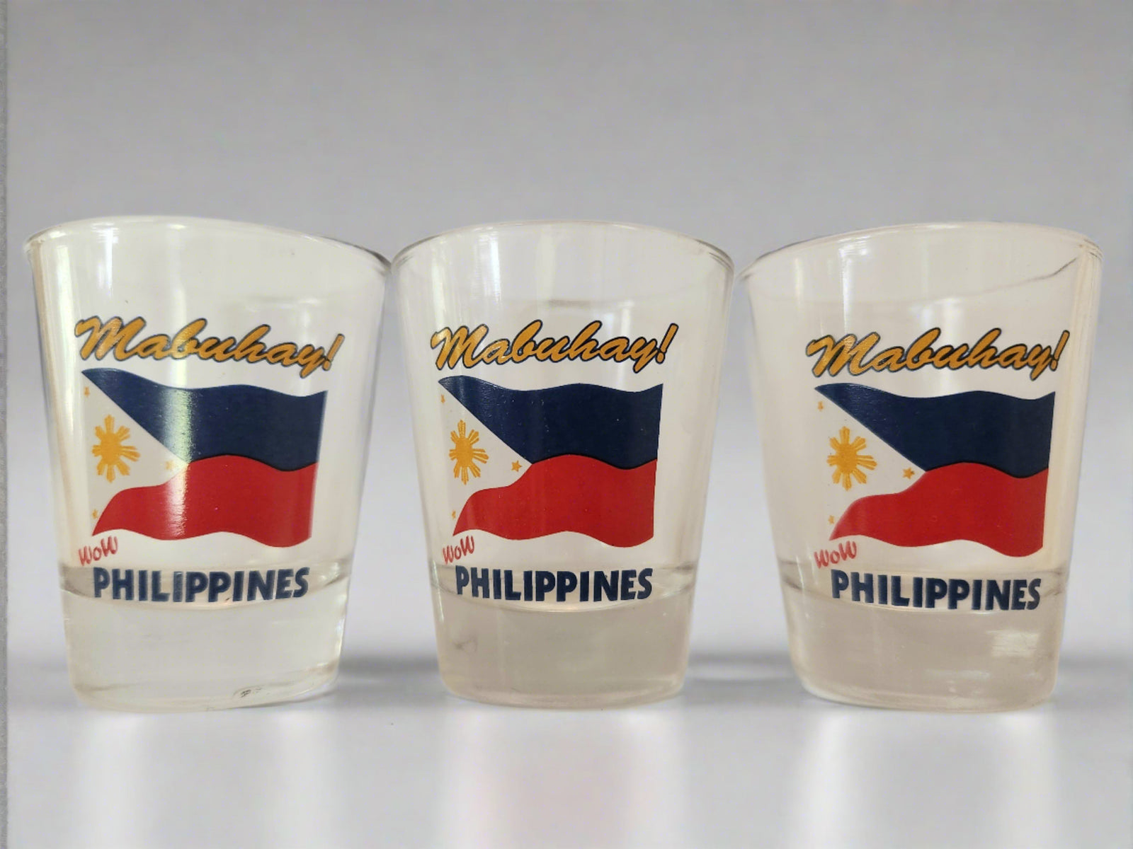 FH16 - Philippines Shot Glasses - Set of 3