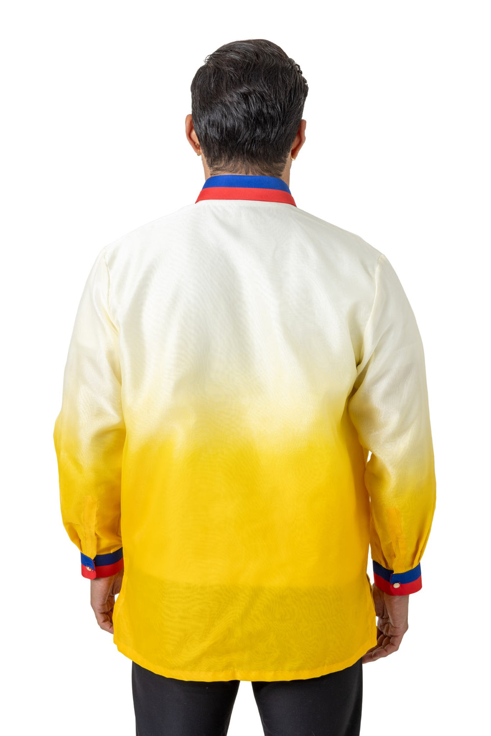 MO50 - Organza Painting Barong Tagalog with Lining Agila – BARONG WAREHOUSE