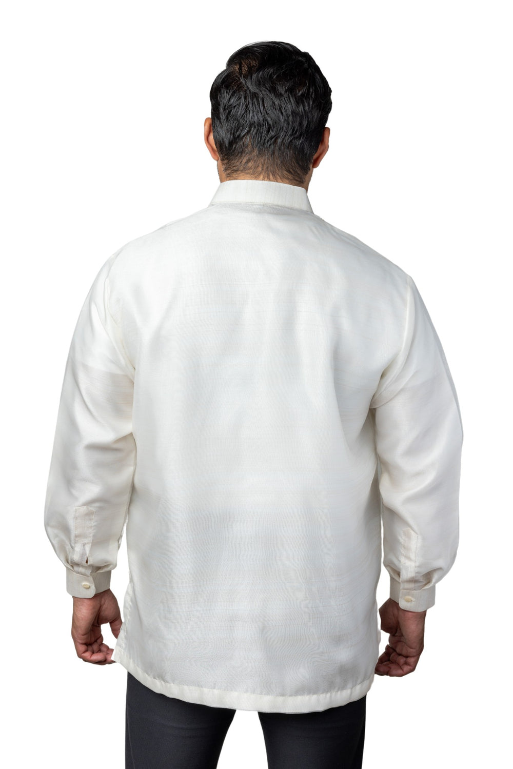 MO52 - Organza Barong Tagalog Full-Open with Lining