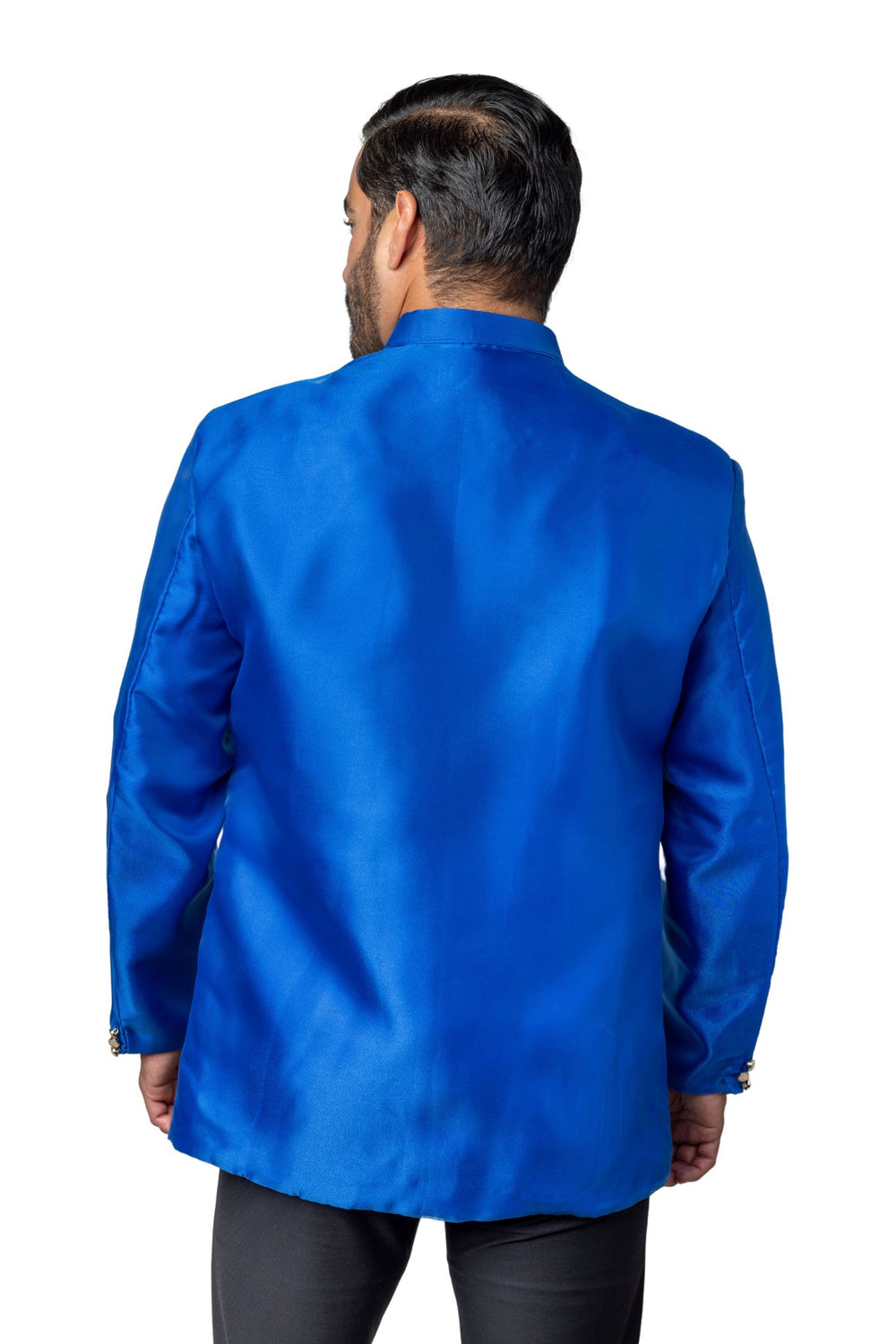 MD06 - Barong Tagalog Coat Blue – BARONG WAREHOUSE