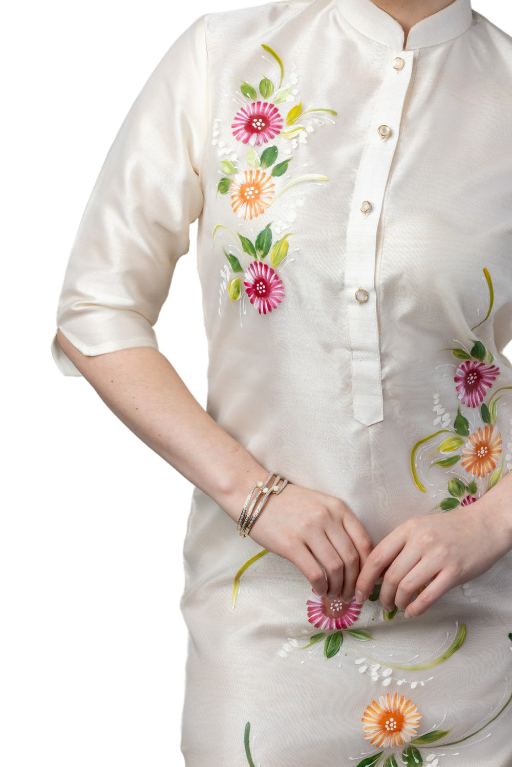 WV10 - Barong Tagalog Dress Painting - Filipiniana – BARONG WAREHOUSE