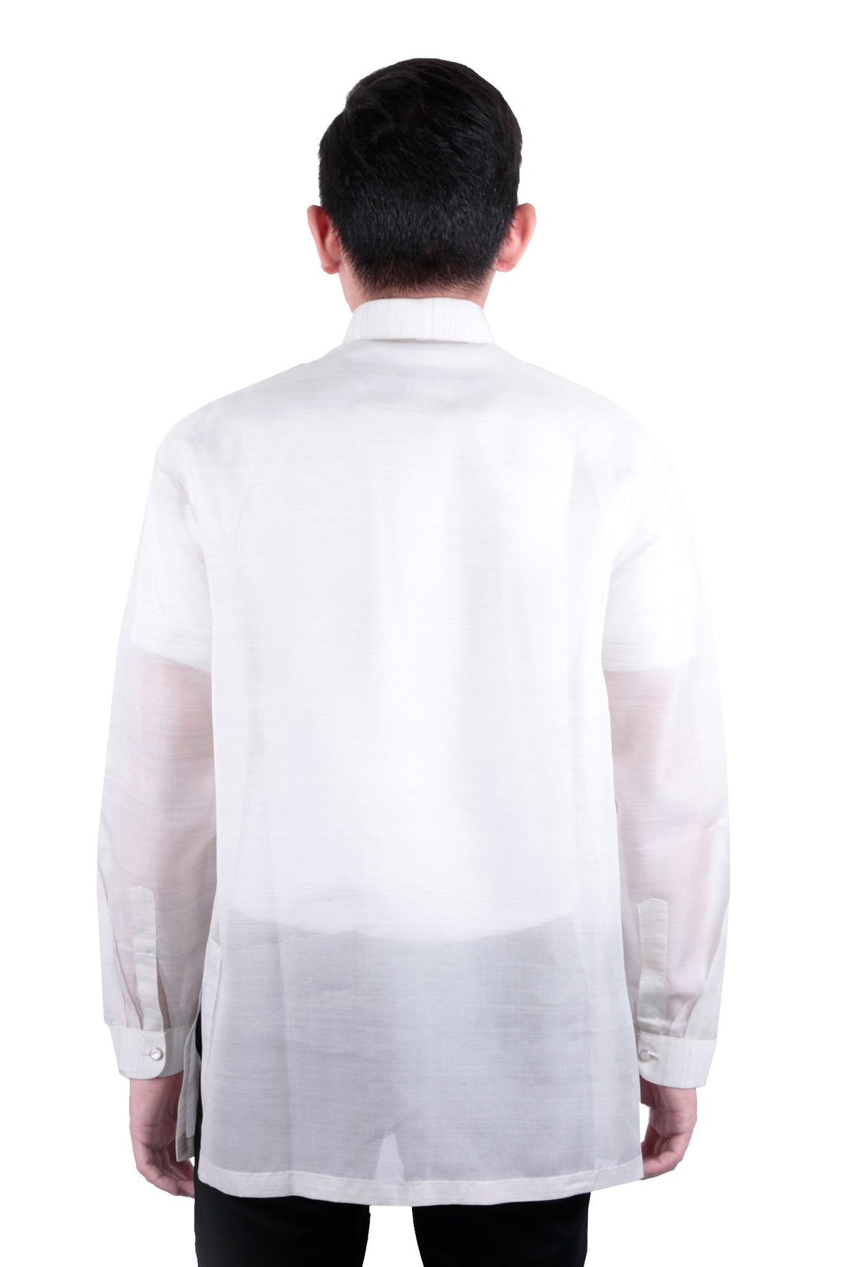 MJ33 - MADE-TO-ORDER - Jusi Pina Barong Tagalog Ethnic Burda – BARONG ...