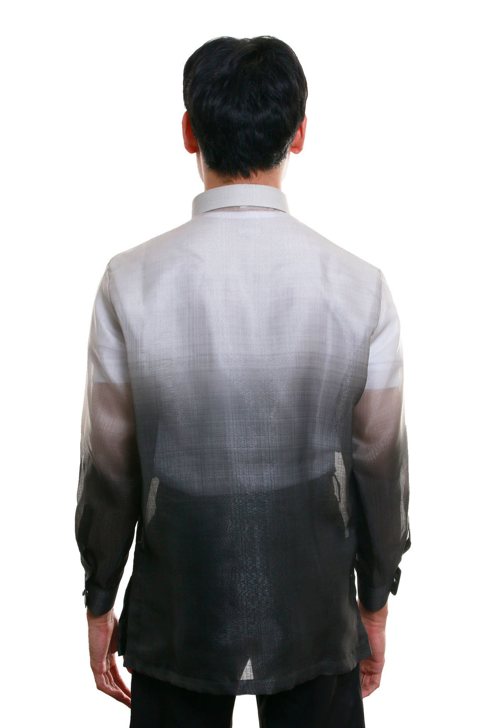 MC08 - MADE-TO-ORDER - Cocoon Pina Barong Tagalog Gray – BARONG WAREHOUSE