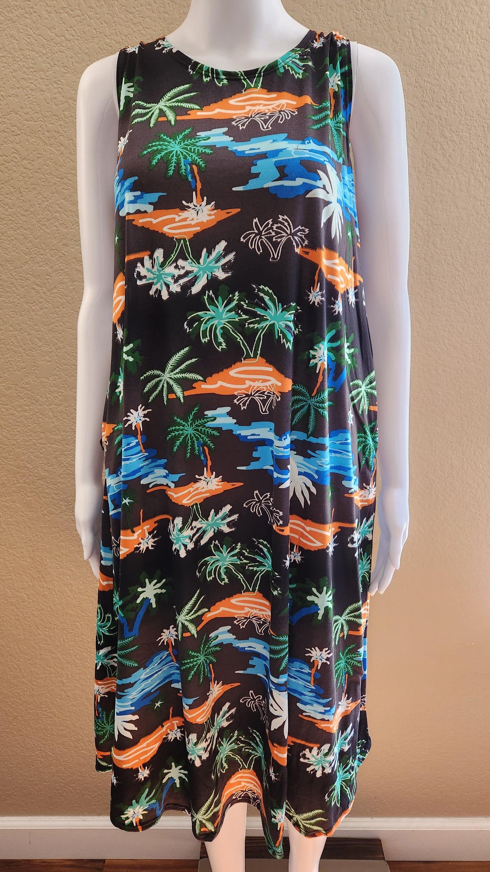 WT00 - Duster Filipina House Summer Comfortable Dress - Sleeveless