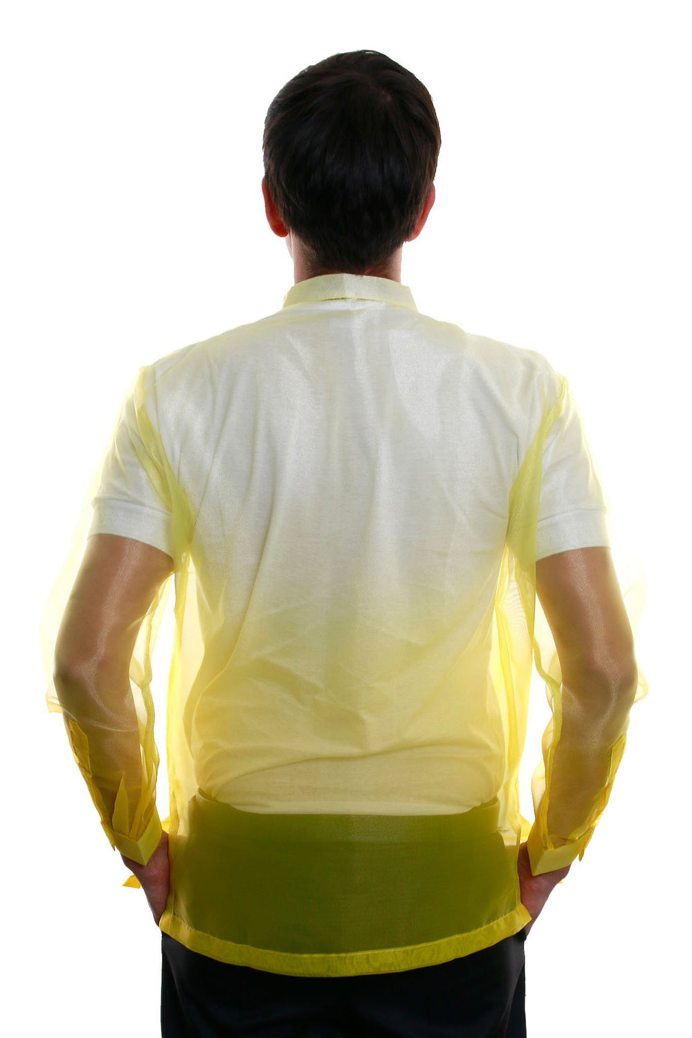 IN STOCK - Jusi Barong Tagalog Yellow 003 – BARONG WAREHOUSE