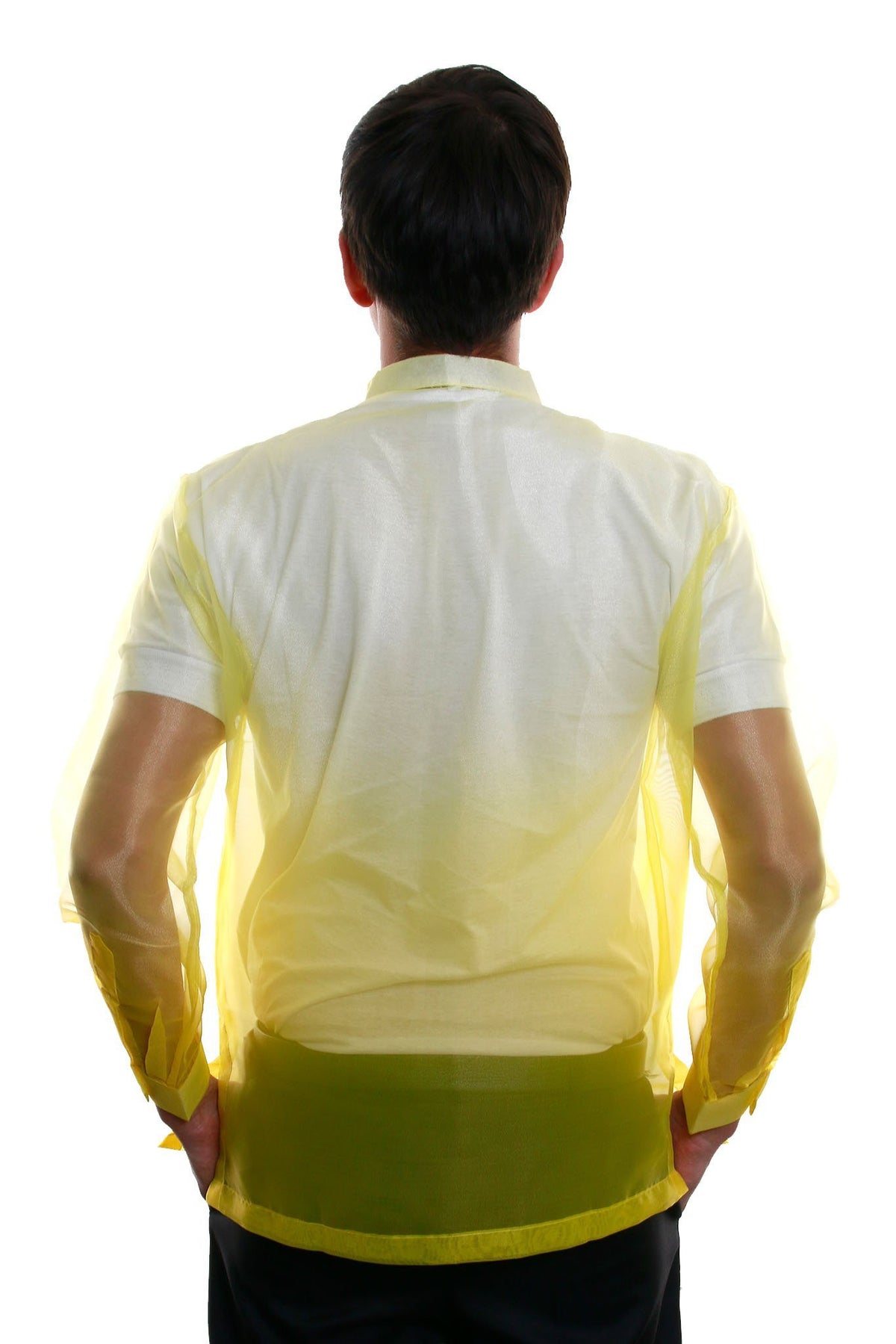 IN STOCK - Jusi Barong Tagalog Yellow 003 – BARONG WAREHOUSE