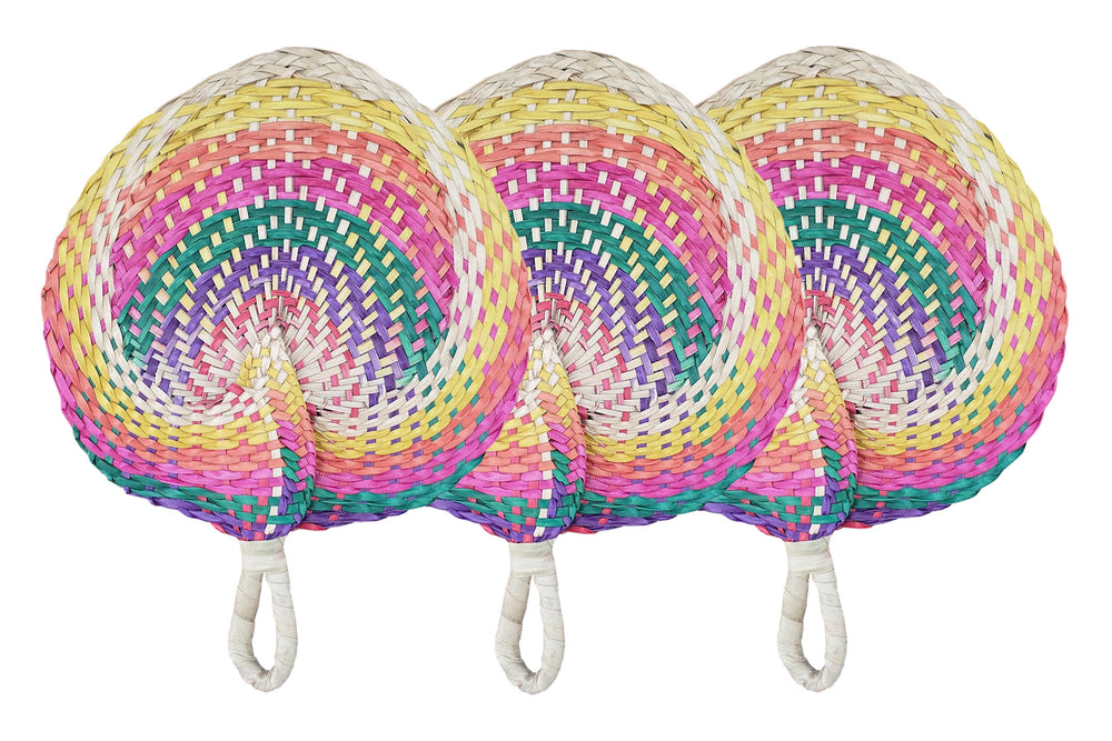 FH08 - Filipino Pamaypay Abaniko Hand Fan - Colorful – BARONG WAREHOUSE